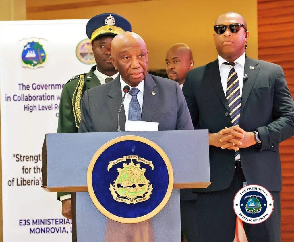 President Boakai Departs for Accra to Attend ECOWAS 50th Anniversary ...