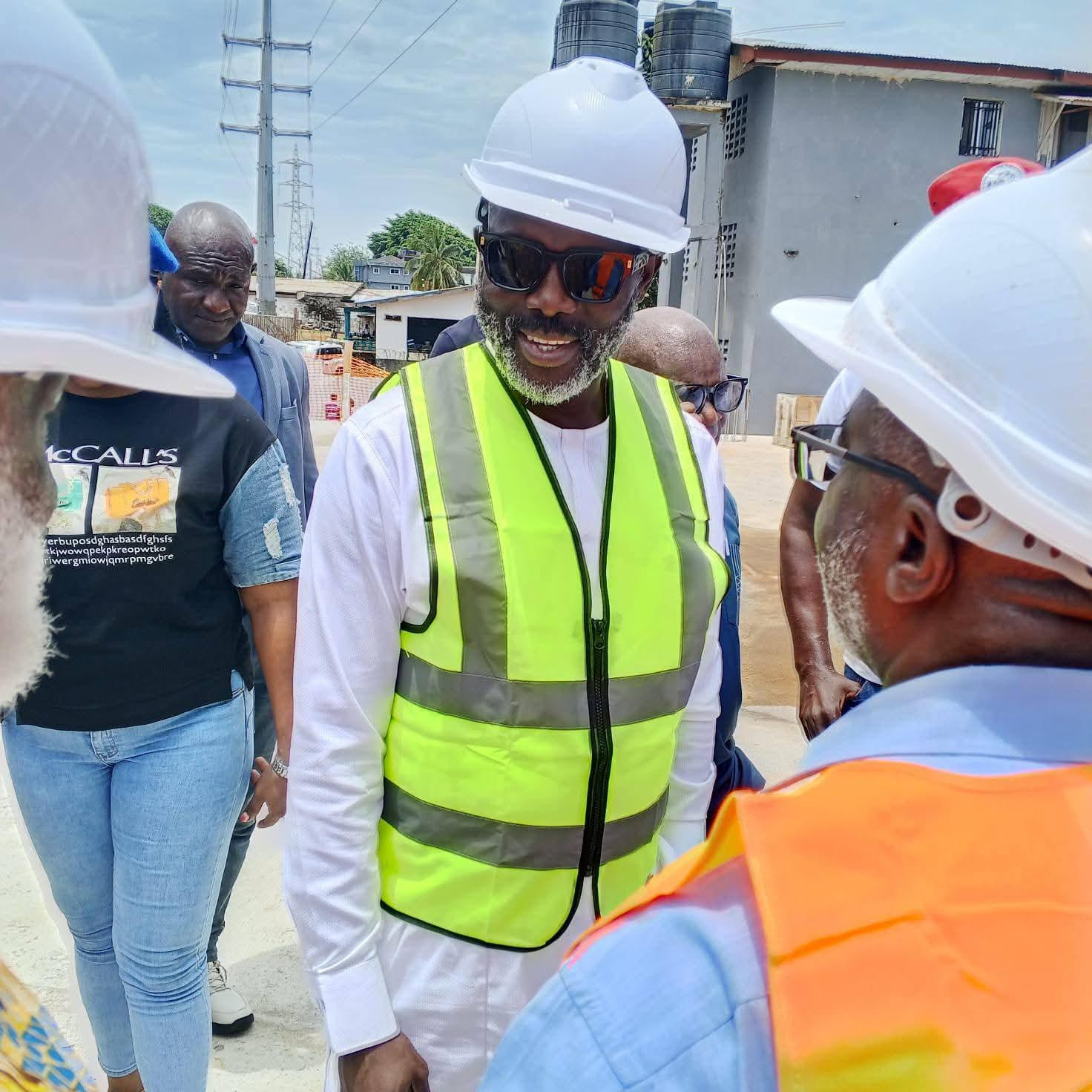 Former President George Weah Praises Progress On CDC Headquarters ...
